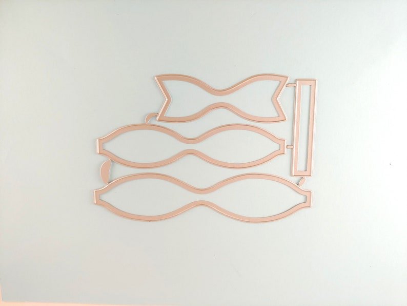 Big Bow Cutting Dies 4 Piece Set of Craft Dies Bow Metal - Etsy