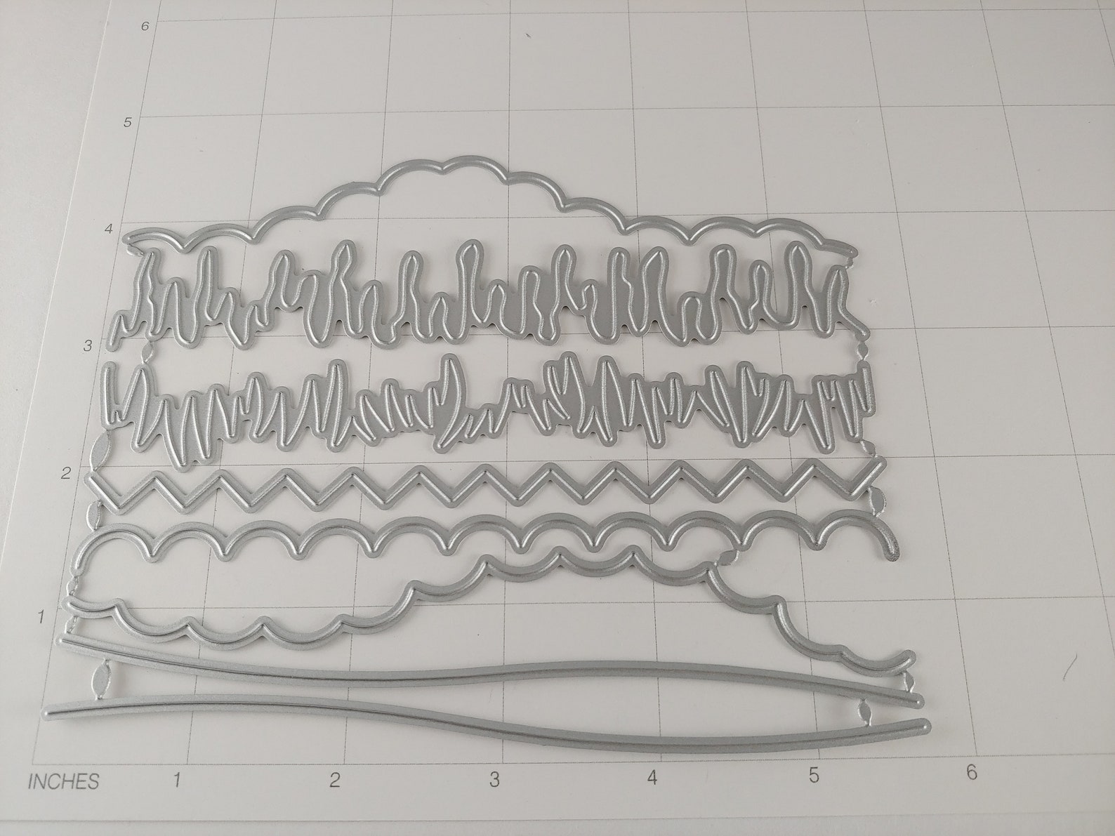 Border Cutting Dies - 8 Piece Set Metal Crafting Dies - Card Making ...