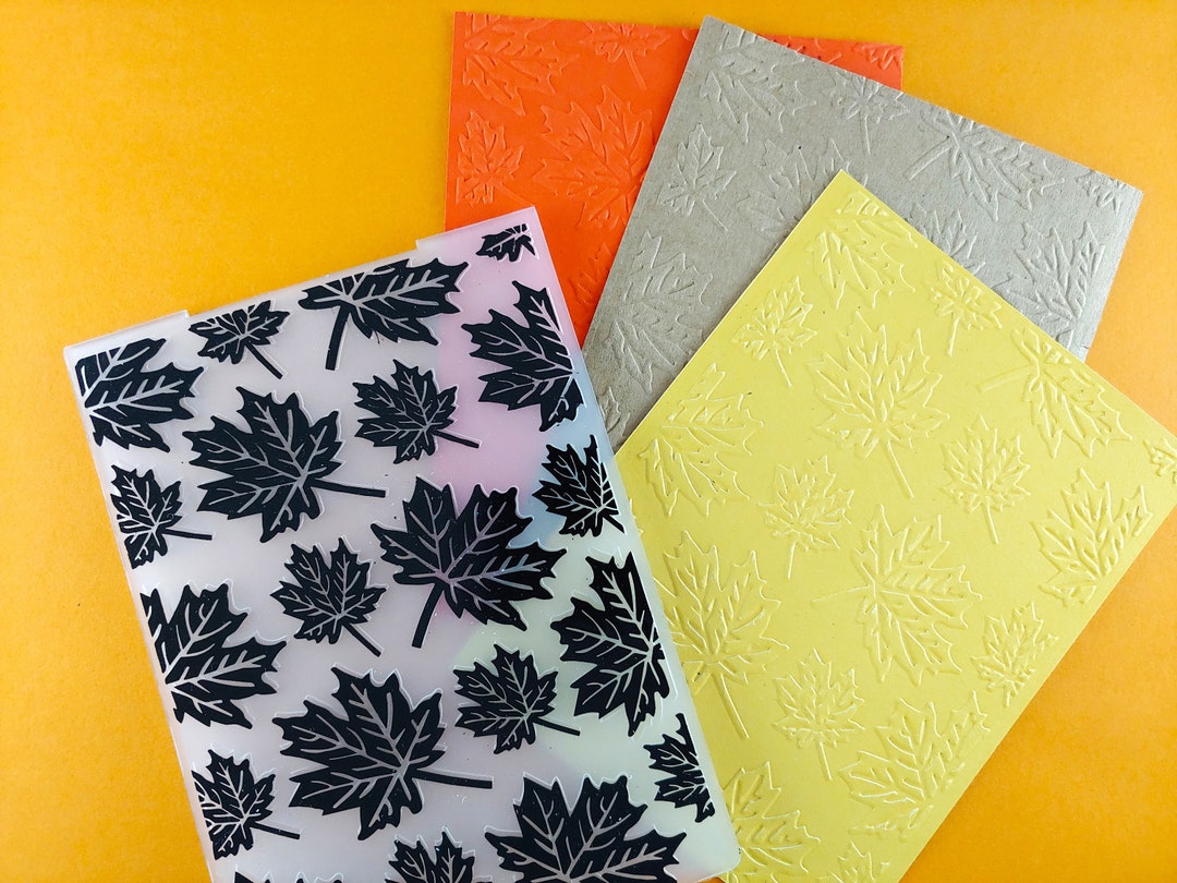 Fall Leaves Embossing Folder Paper Embossing Paper Craft Embosser ...