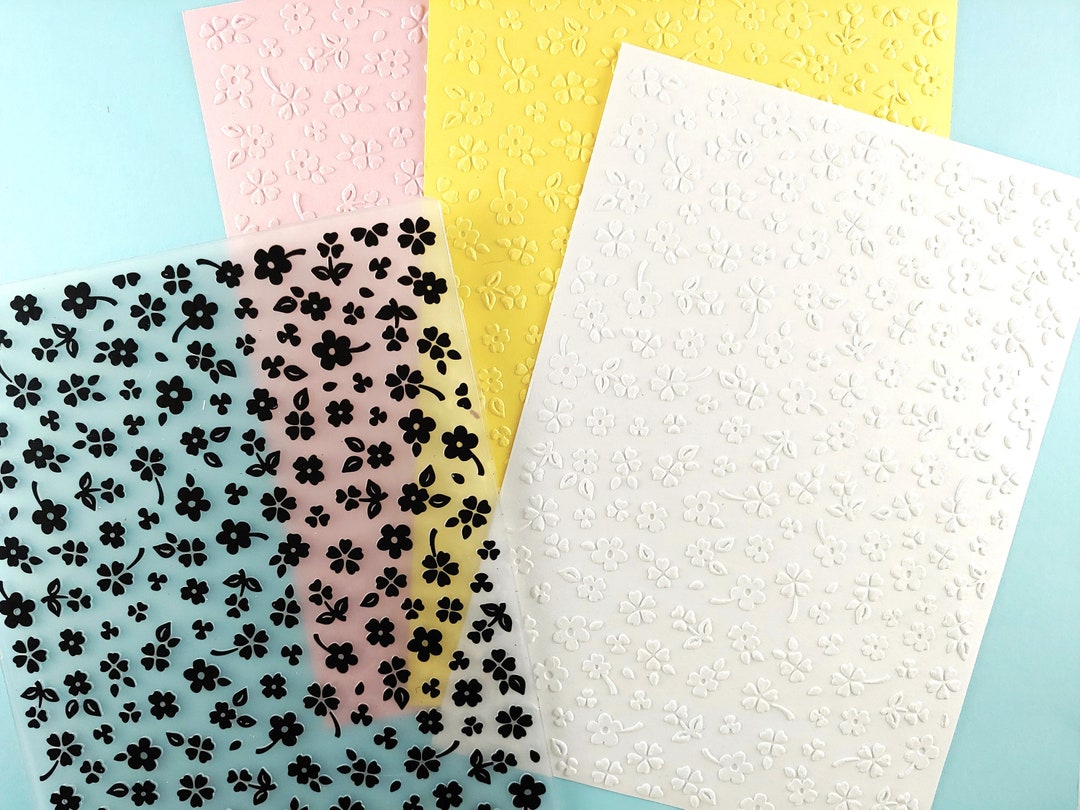 Little Flowers Pattern Embossing Folder - Paper Embossing - Paper Craft ...
