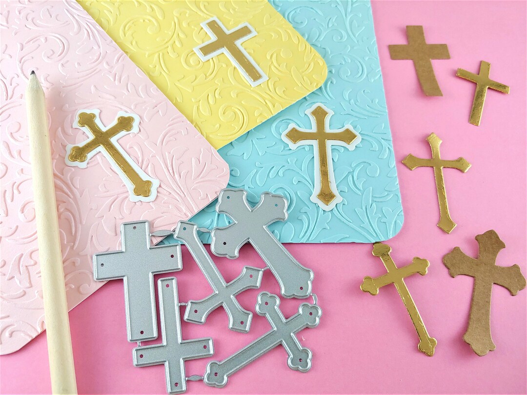 Crosses Cutting Dies - Christian Craft Dies - Baptism Metal Dies ...