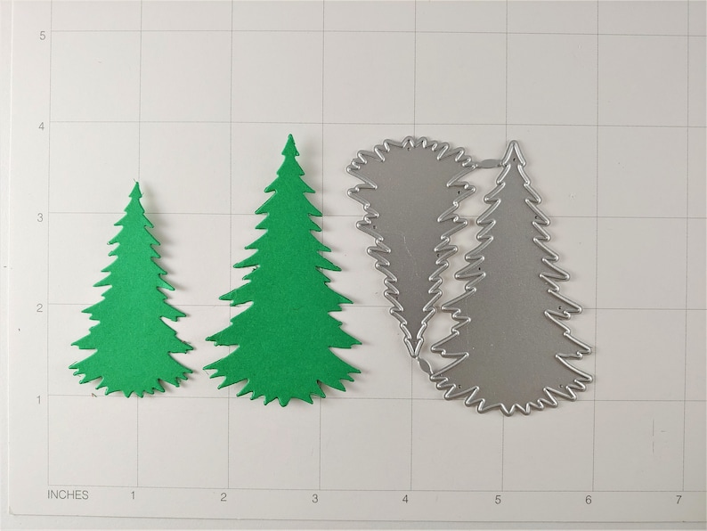 Pine Trees Metal Cutting Dies Christmas Tree Crafting Dies - Etsy