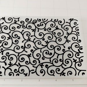 Swirls Embossing Folder - Paper Embossing - Paper Craft Embosser ...
