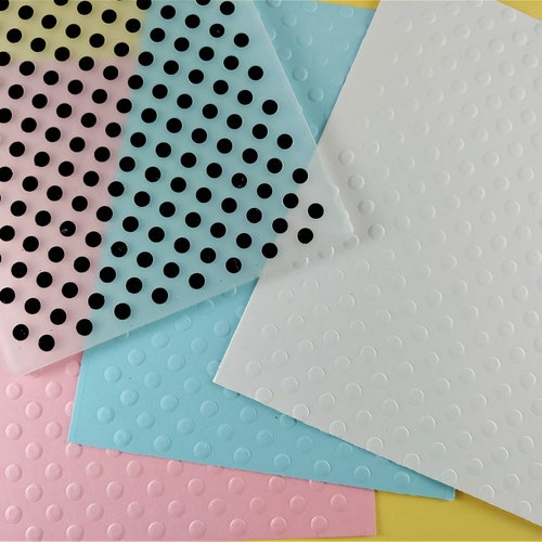 Polka Dot Embossing Folder Paper Embossing Paper Craft - Etsy