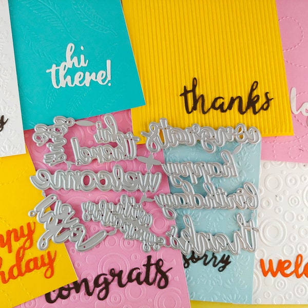 Metal Dies for Card Making - Etsy