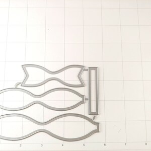 Big Bow Cutting Dies - 4 Piece Set of Craft Dies - Bow Metal Crafting ...