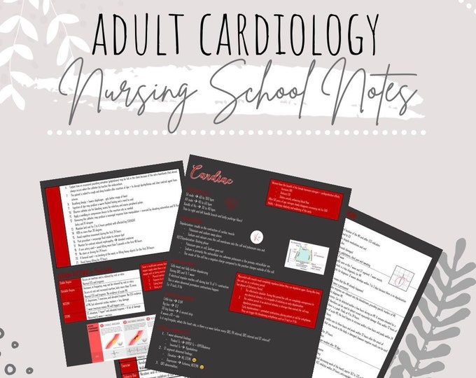 Nursing School Notes, Medsurg Cardiac Blood Flow and Anatomy Made Easy ...