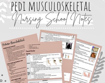 Pedi Cardiac Nursing Cheat Sheets - Etsy