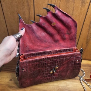 Leather Dragon Bag PDF Pattern | Hand Stitching or Sewing Machine ...