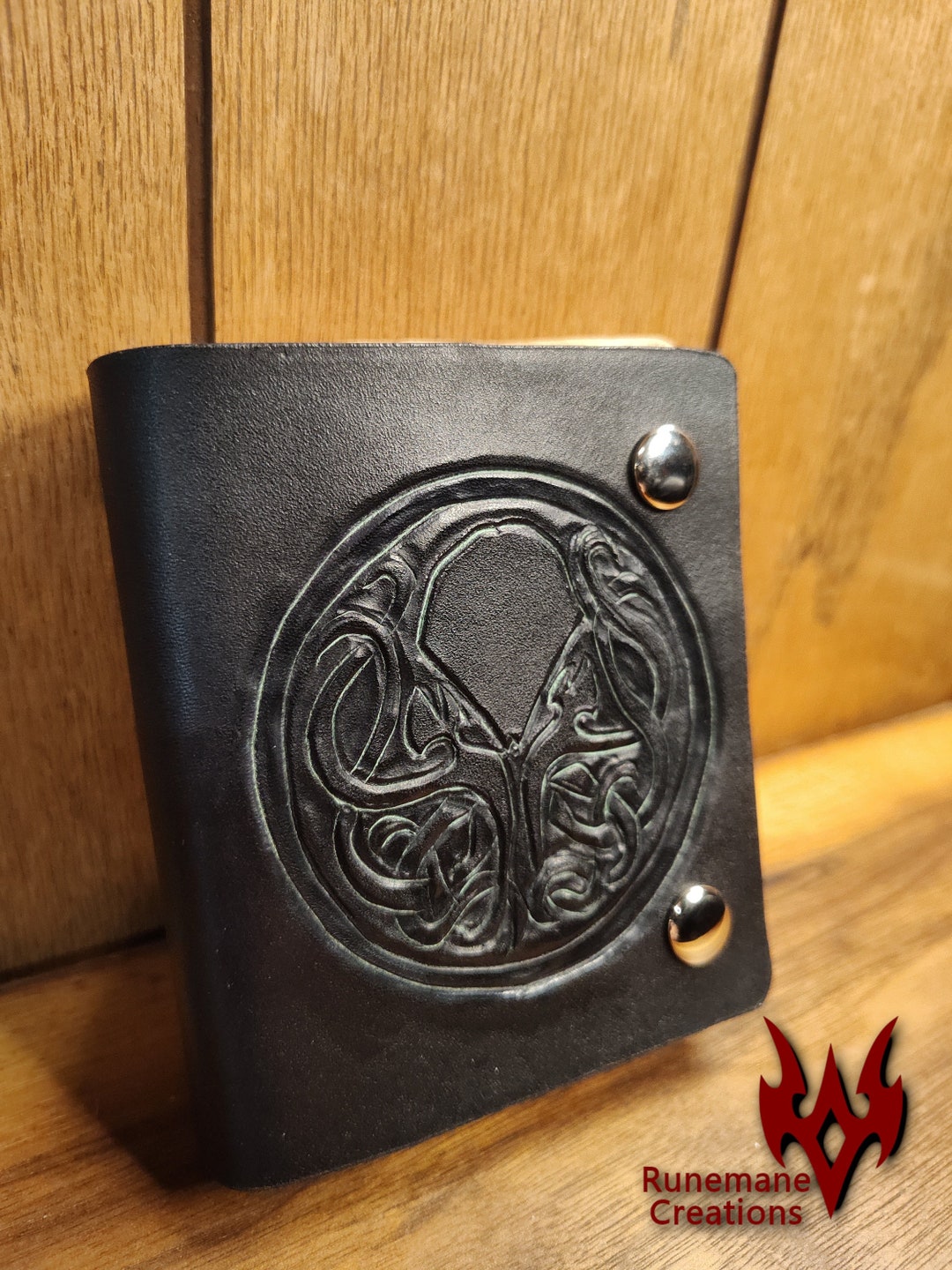 Cthulhu Expanding Clutch Wallet Handmade Hand Tooled Wallet Fantasy ...