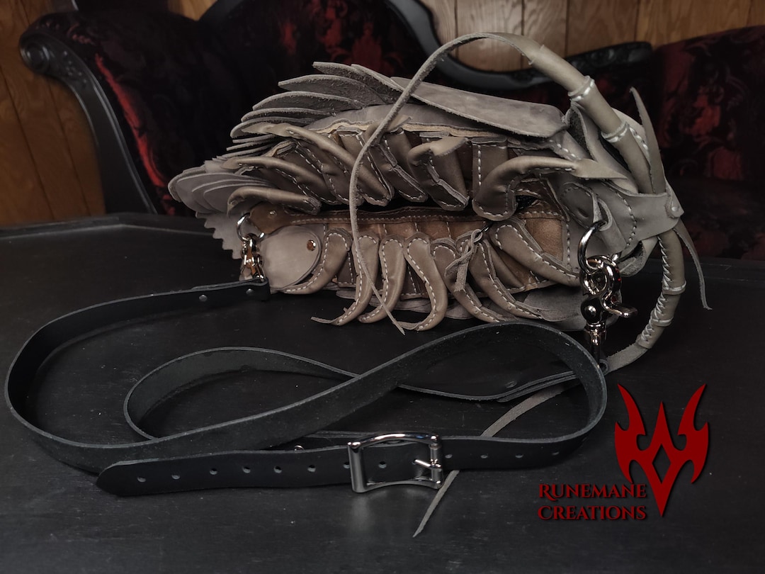 Leather Isopod Bag Purse | Made to Order | Handmade Leatherwork ...