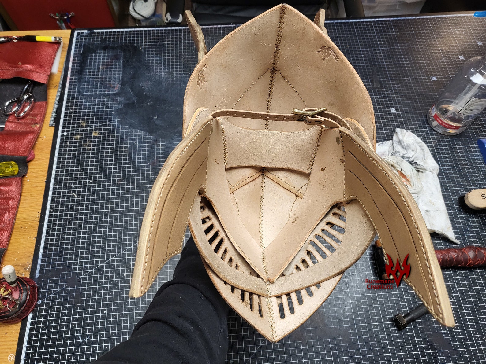 Leather Valkyrie Helmet PDF Pattern Winged Helm Viking - Etsy