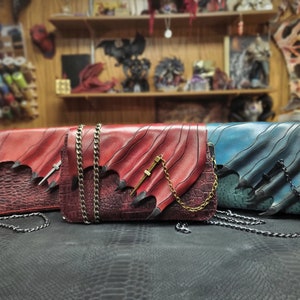 Leather Dragon Bag PDF Pattern | Hand Stitching or Sewing Machine ...