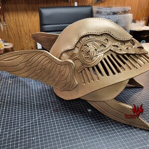 Leather Valkyrie Helmet PDF Pattern Winged Helm Viking - Etsy