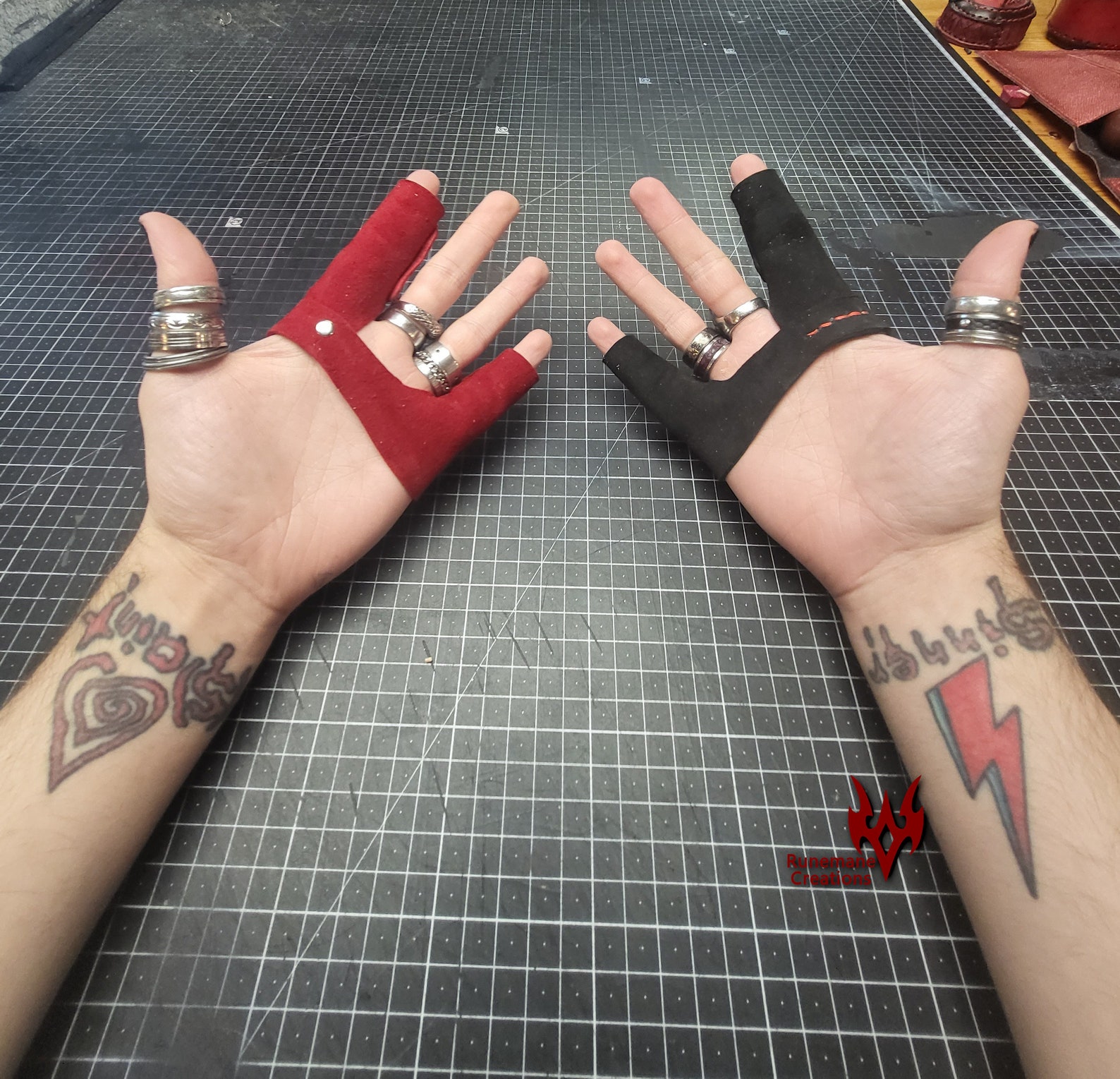 Hand Stitching Finger Guard PDF Pattern | Leather Finger Protectors ...