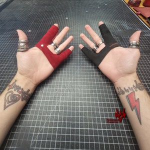 Hand Stitching Finger Guard PDF Pattern | Leather Finger Protectors ...