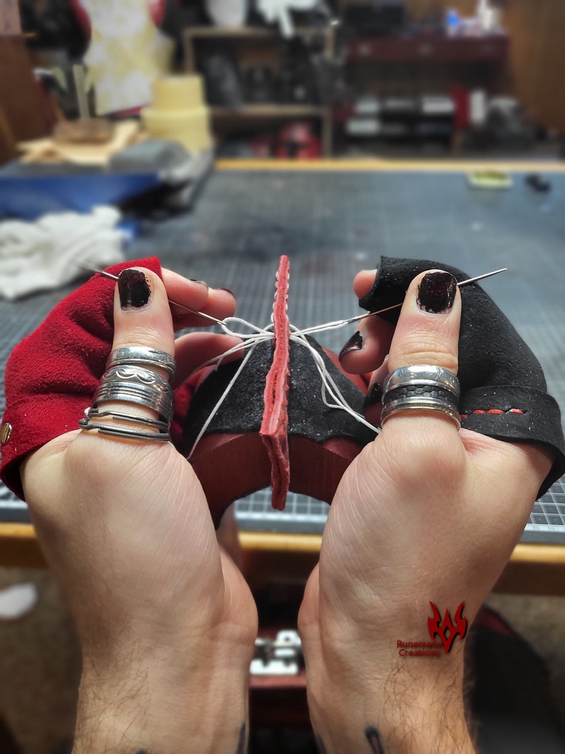 Hand Stitching Finger Guard PDF Pattern Leather Finger - Etsy