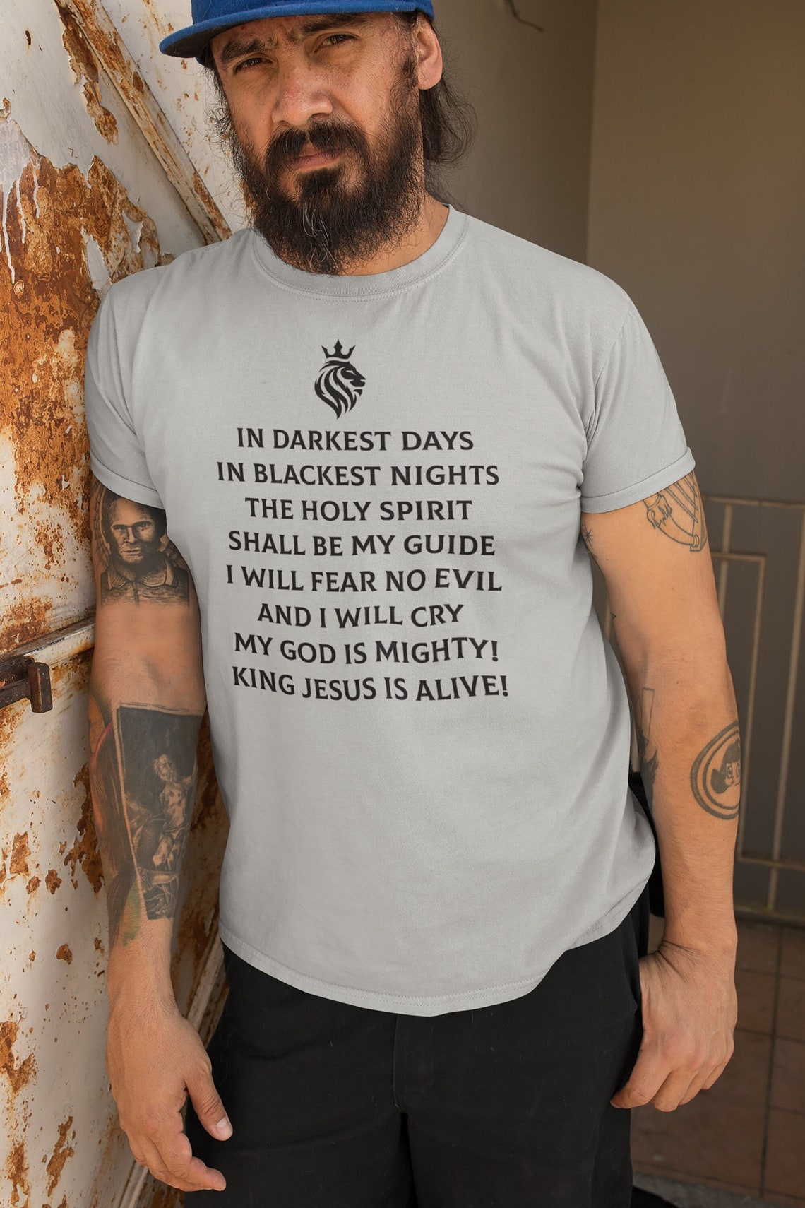 Christian Oath T-shirt, Mighty God Apparel, Christian Apparel, Jesus is ...
