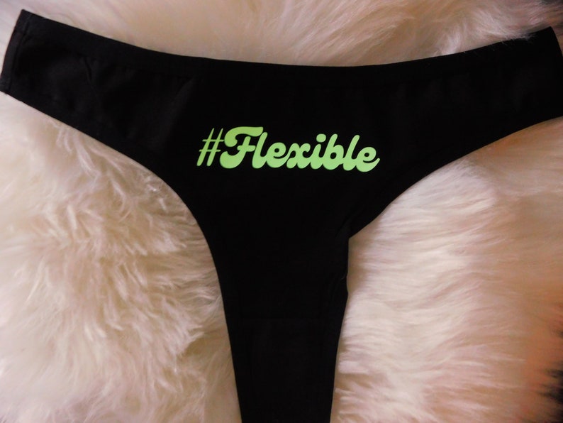 Custom Personalized Thong Panties With Your Words Custom Etsy