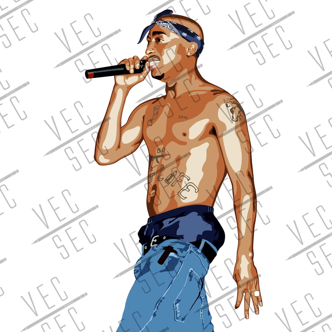 2pac SVG, PNG, JPEG - Etsy.de