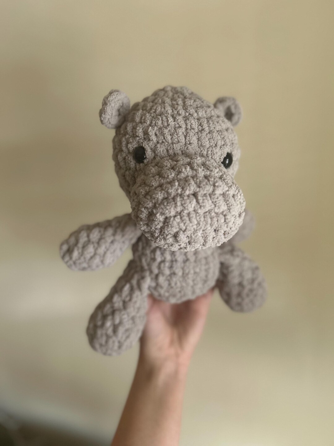 Crochet Hippo - Etsy