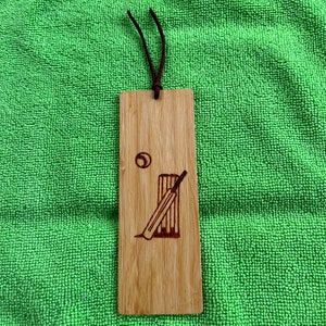Cricket Themed Wooden Bookmark. Pyrography Art. - Etsy