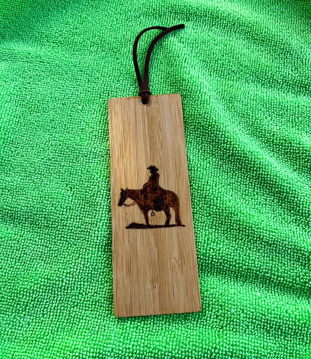 Cowboy Wooden Bookmark. Pyrography Art. - Etsy