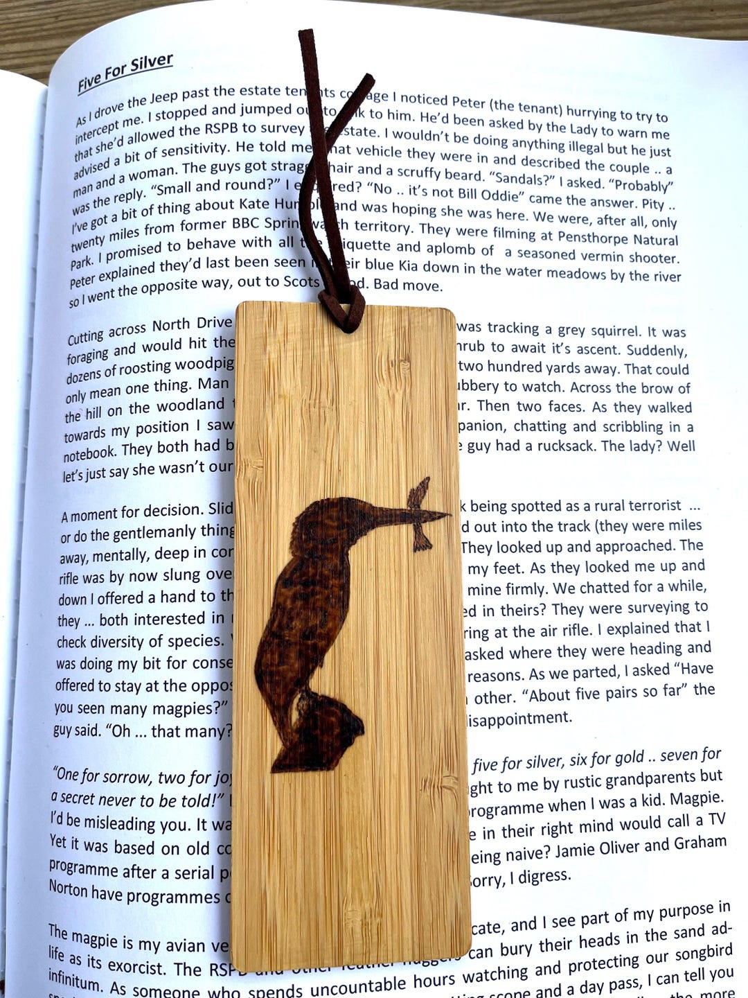 Kingfisher Silhouette Wooden Bookmark. Pyrography Art. - Etsy UK