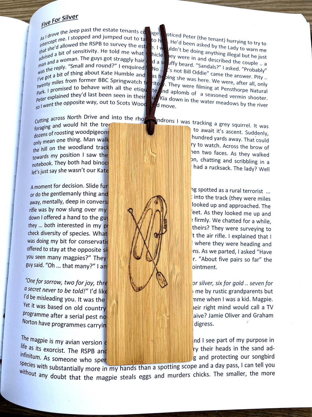Paddle Board Wooden Bookmark. Pyrography Art. - Etsy UK