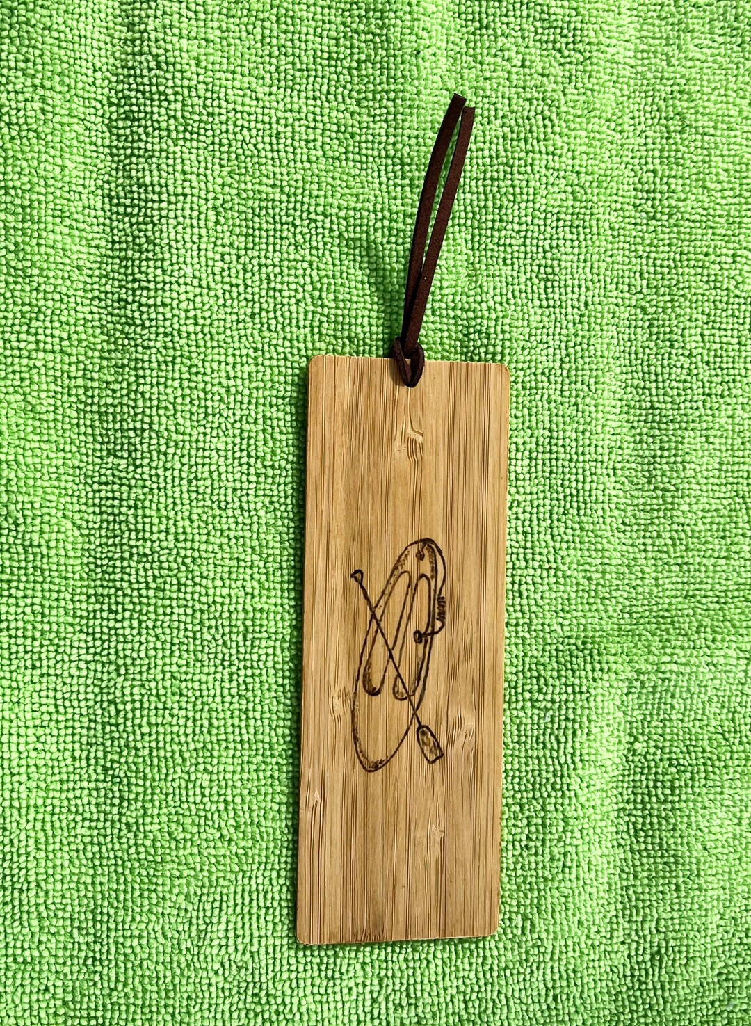 Paddle Board Wooden Bookmark. Pyrography Art. - Etsy