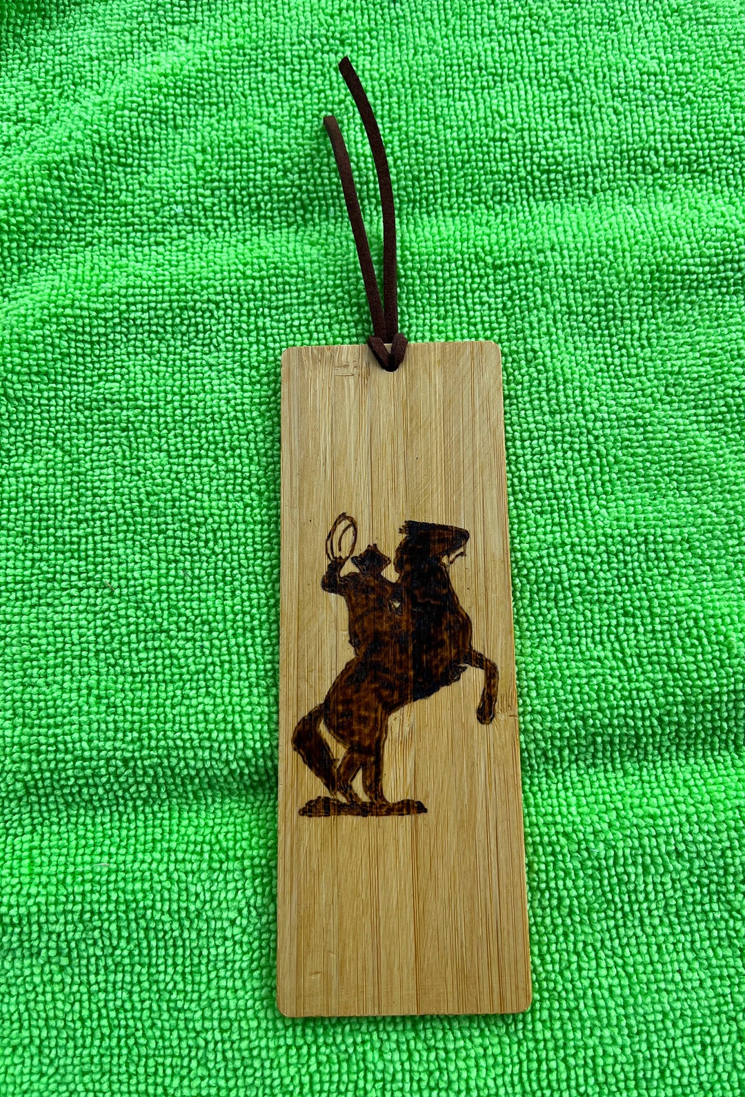 Cowboys Wooden Bookmark. Pyrography Art. - Etsy
