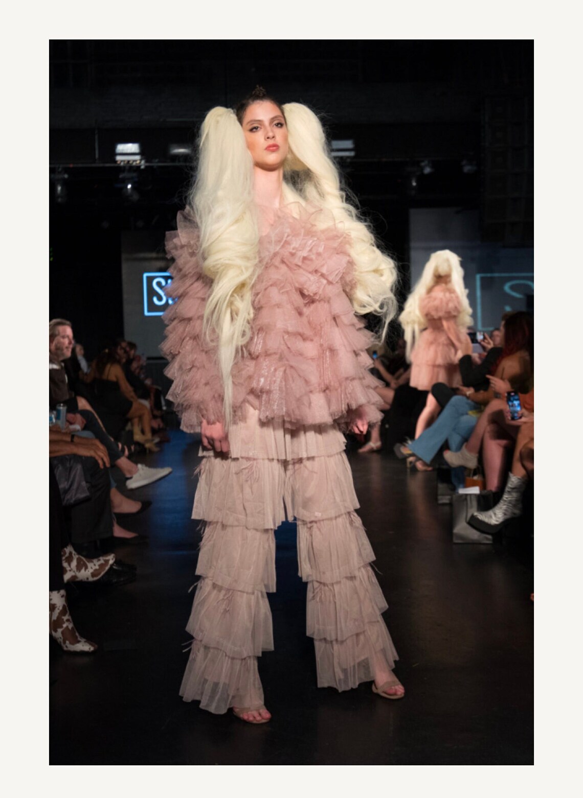 Tulle Top Ruffle Top Ruffle Tulle Top | Etsy