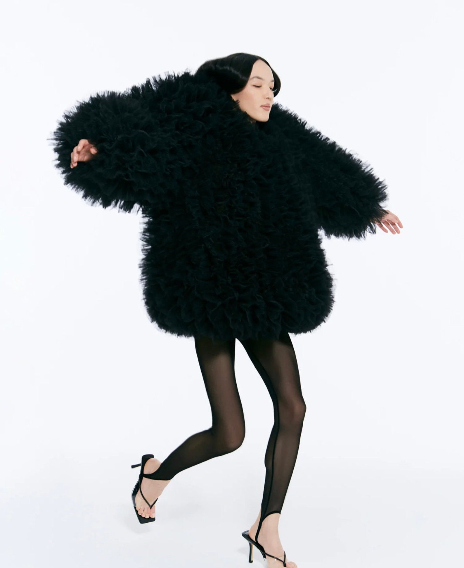 Tulle Mini Dress Balloon Dress Balloon Mini Dress Puff - Etsy