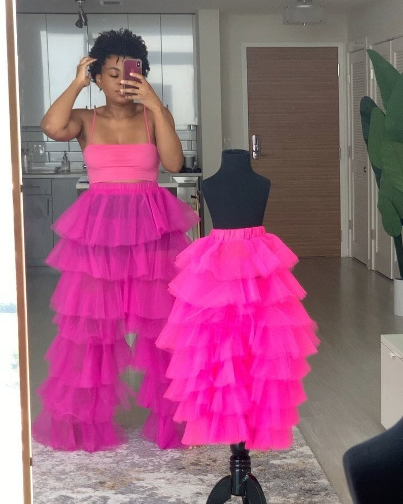 Tulle Pants / Trousers Women Maxi Long Ruffled Tulle Pant Sexy - Etsy