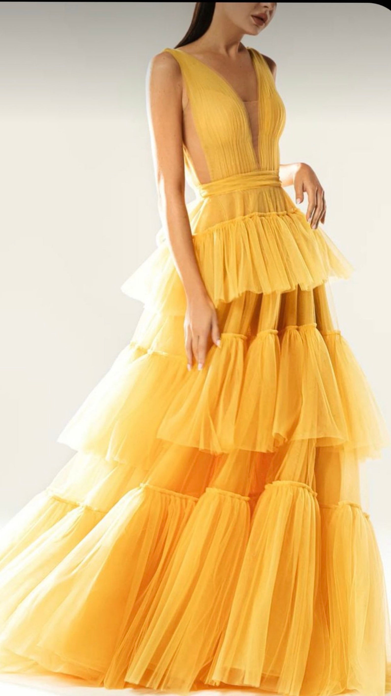 Tulle Gown Tulle Dress Evening Dress Prom Dress Bridal - Etsy