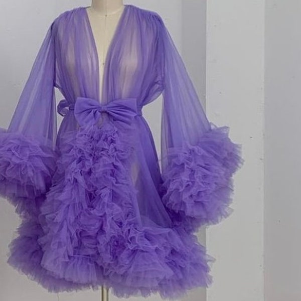 Tulle Robe - Etsy
