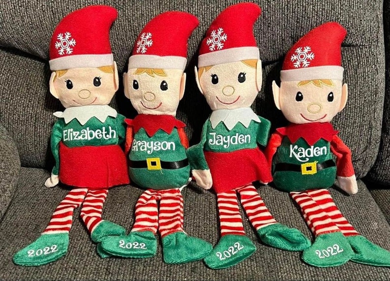 Personalized Christmas Elves - Etsy