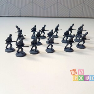Vintage Milton Bradley Axis & Allies Games German Infantry (17pcs) - Etsy