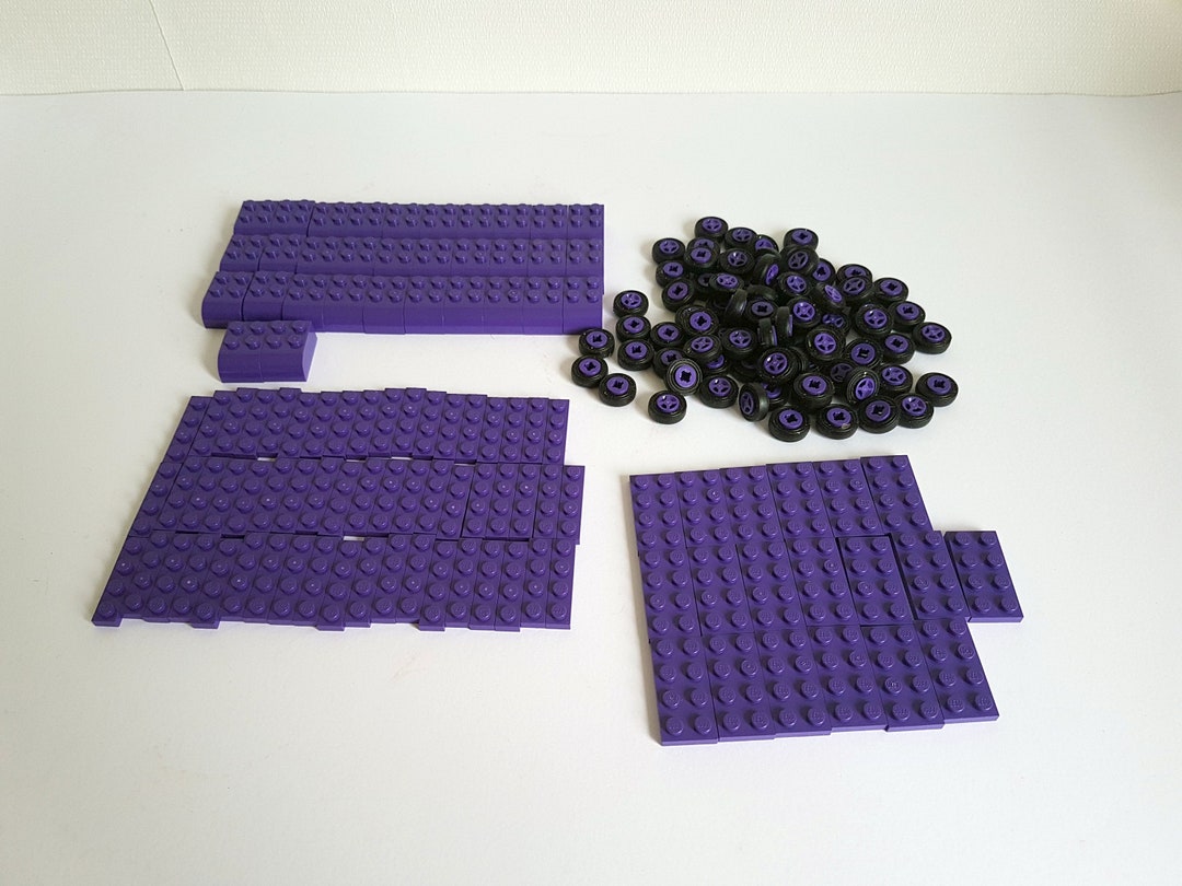 Vintage Lego Dark Purple Bricks Plates Wheels - Etsy