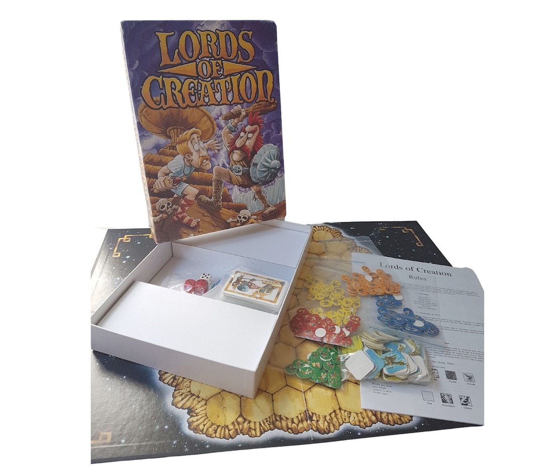 Vintage Warfrog Lords of Creation Board Game - Etsy