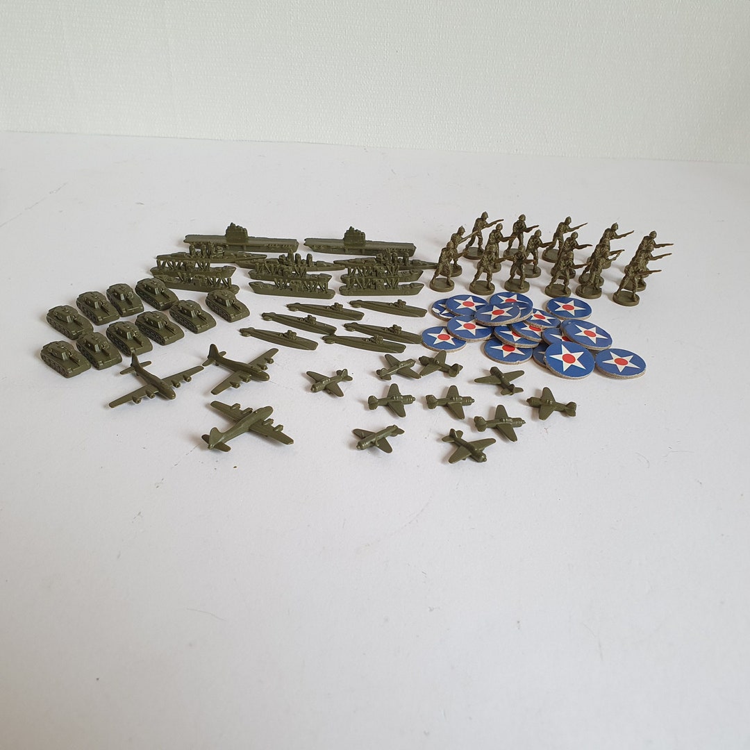 Vintage Milton Bradley Axis & Allies US Playing Pieces - Etsy