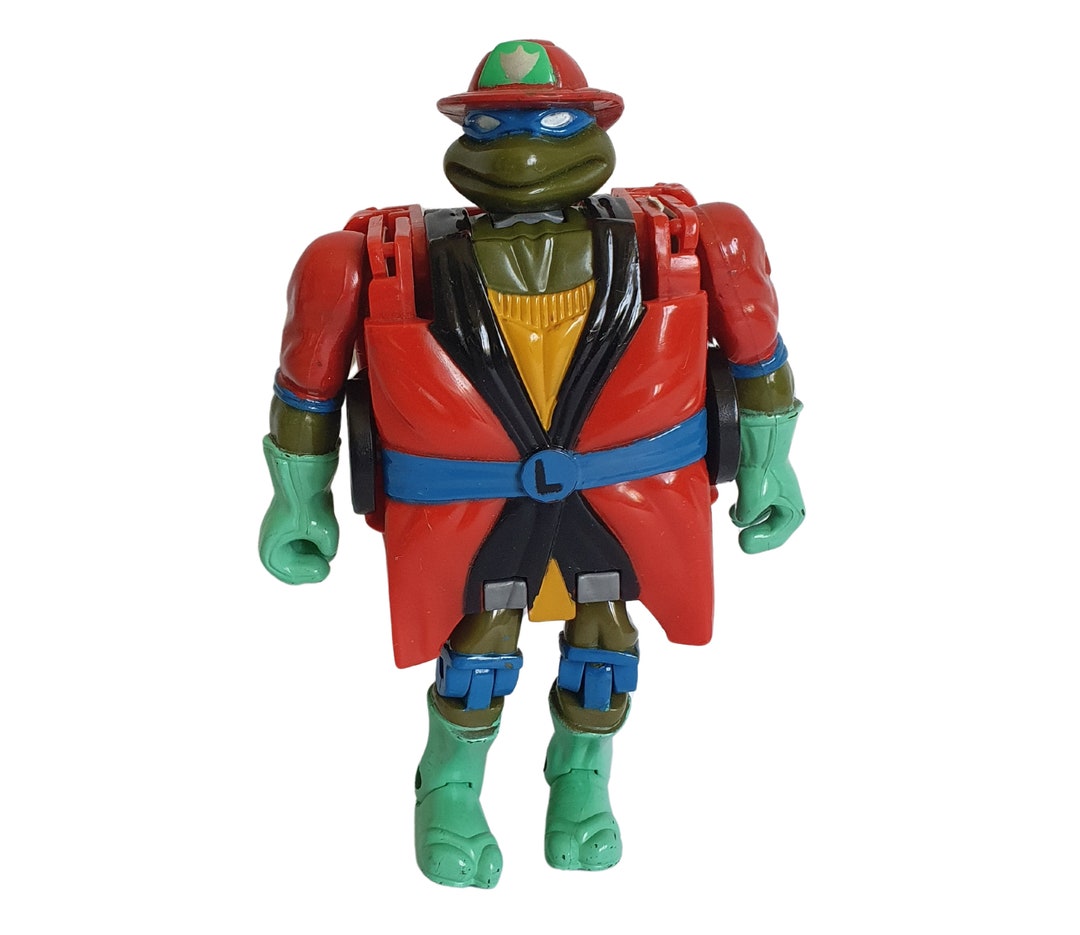 Vintage Playmates TMNT Ninja Turtles Road Ready Leo Transforming Figure ...