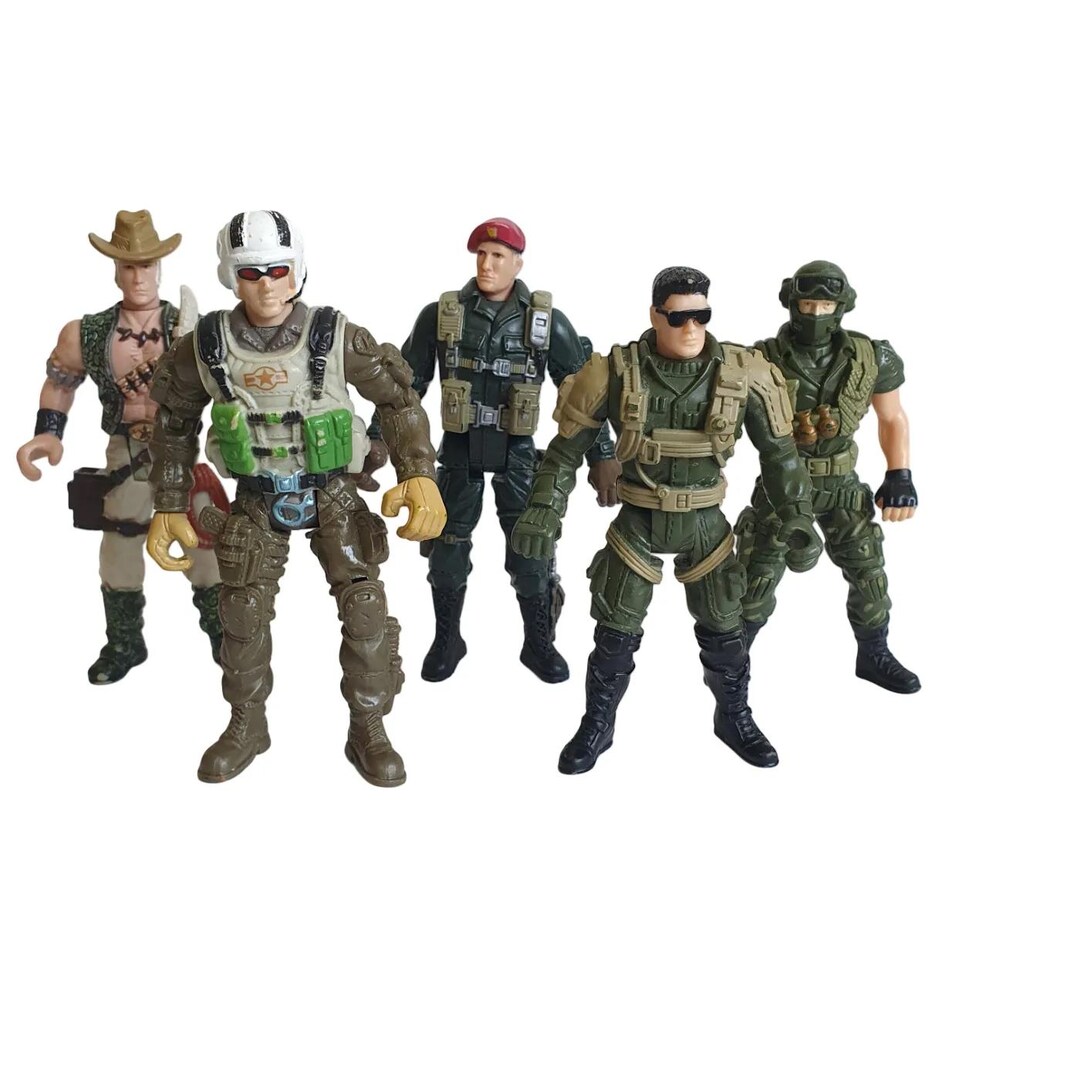 Vintage Chap Mei Soldier Force Figures (lot of 5) - Etsy