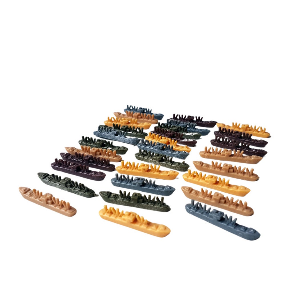 Vintage Milton Bradley Axis & Allies Game Transport Ships 30pcs - Etsy