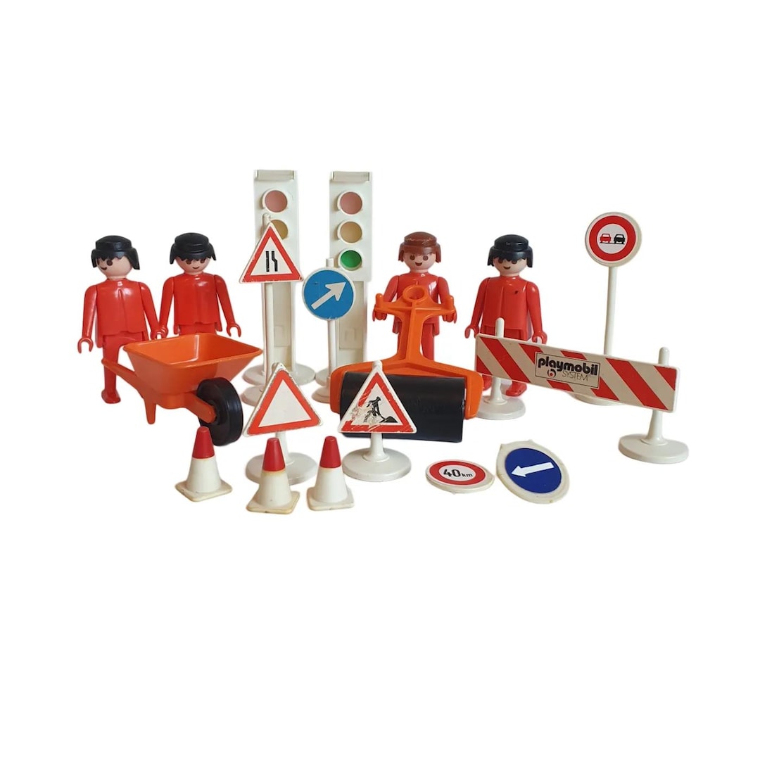 Vintage Playmobil Geobra Construction Workers – Retro Playmobil ...