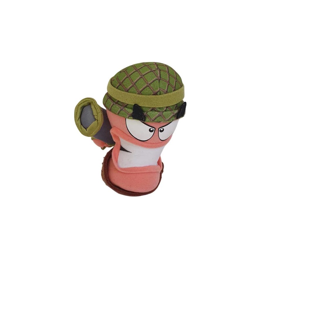 Vintage Gameon Team17 WORMS 'army' Plush Toy 5.9" - Etsy