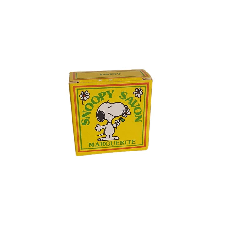 Vintage NOS Schulz Peanuts Snoopy Daisy Flower Soap Bar - Etsy