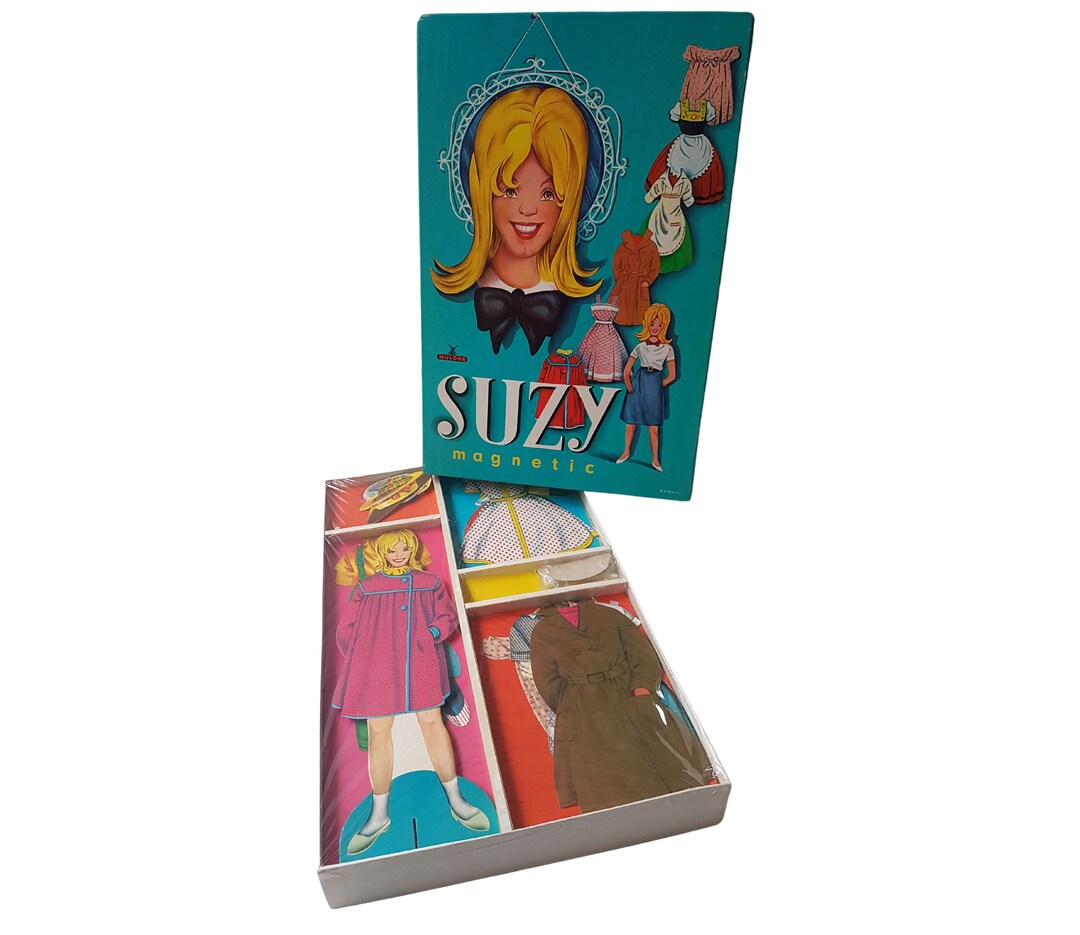 Vintage Suzy Magnetic Dress up Paper Doll Unopened in Original Box - Etsy