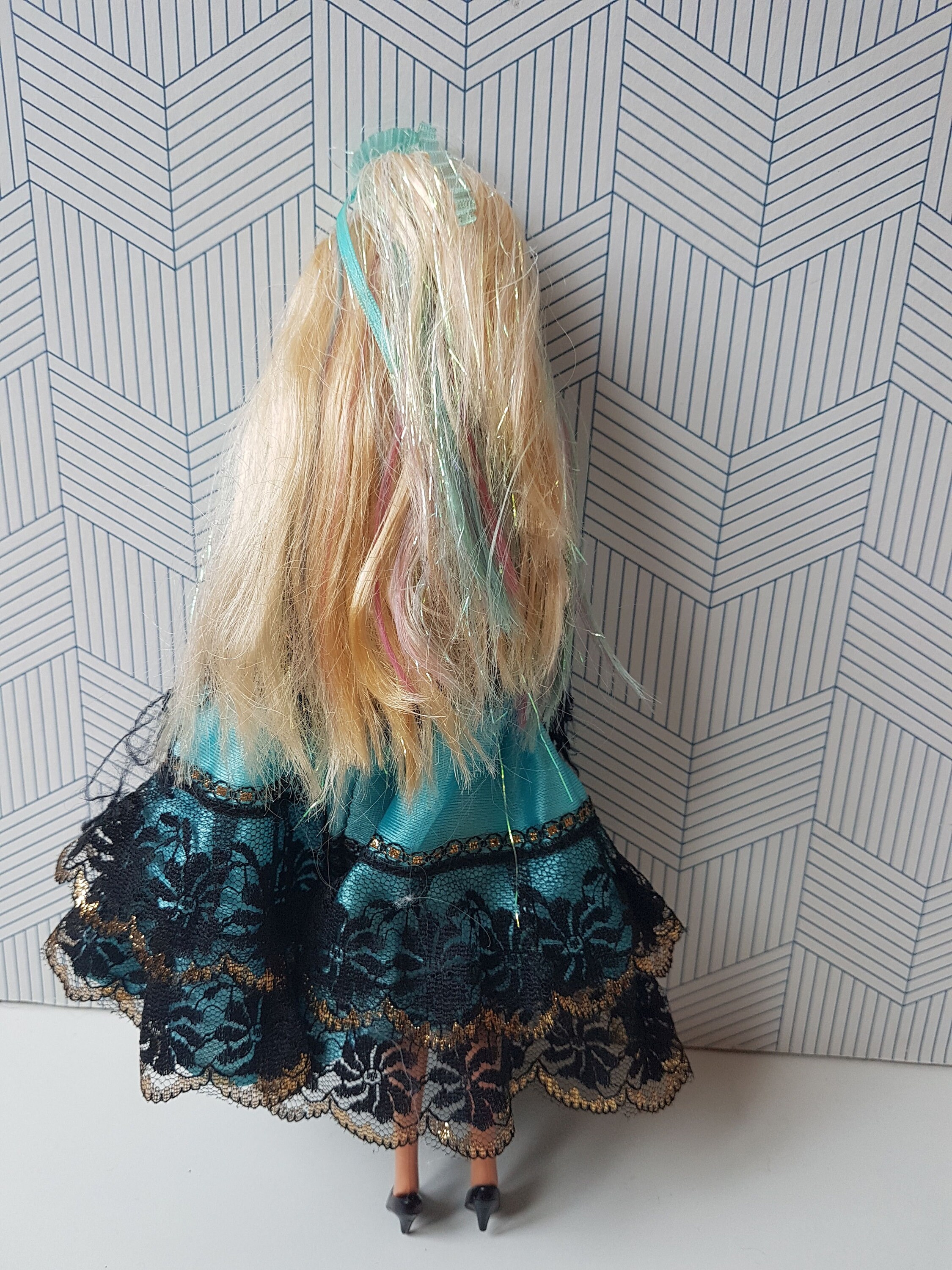 Toys Vintage Mattel blue eyed Barbie wearing a blue flamenco dress Toys ...