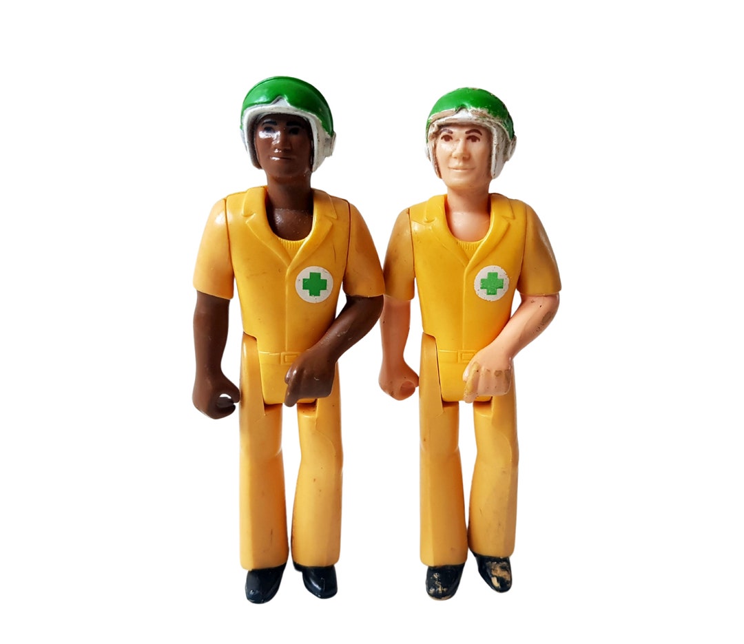 Vintage Fisher Price Adventure People Air-sea Rescue Copter Jess Roger ...